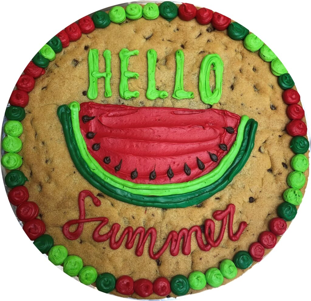 15″ Decorated Cookie-Hello Summer! - Cookies Etc